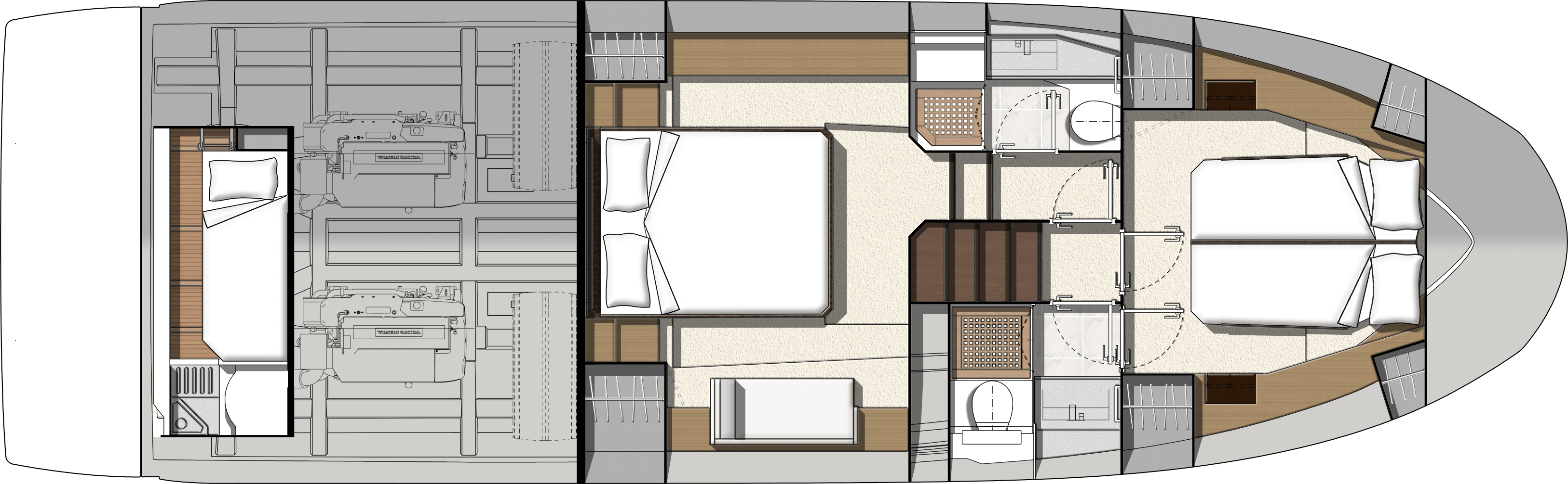 Prestige 460 Flybridge #15 - Lengers Yachts: Luxury Yacht dealer Europe